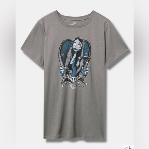 Disney | Tops | Torrid Corpse Bride Classic Fit Cotton Crew Tee ...